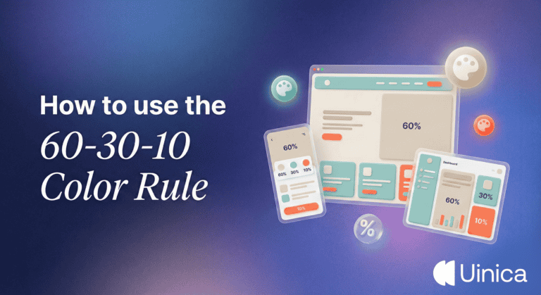 The 60-30-10 Color Rule: How to Create the Perfect UI Color Palette