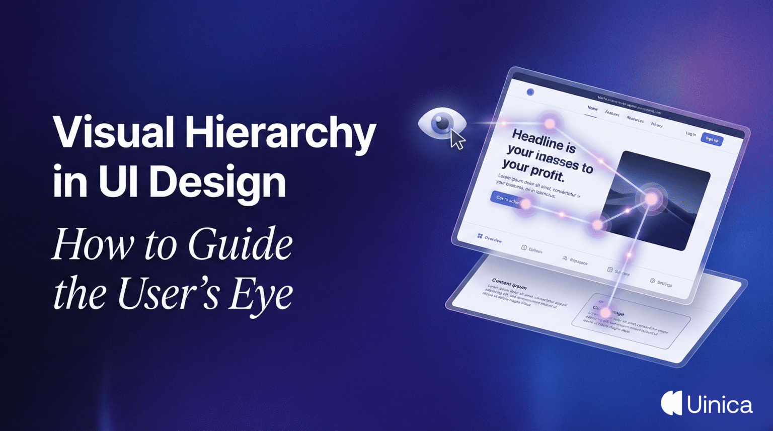 Visual Hierarchy in UI Design: How to Guide the User’s Eye
